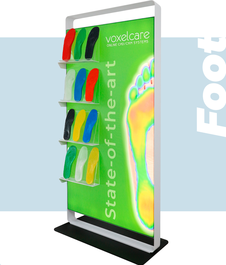 Voxelcare - Light Banner Presentation Unit | In-Store Units
