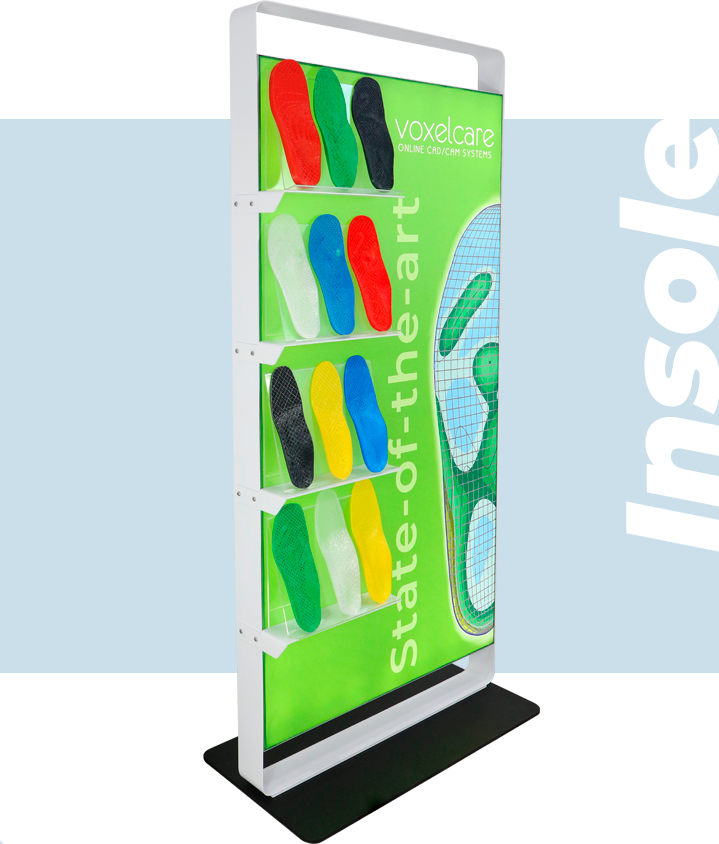 Voxelcare - Light Banner Presentation Unit | In-Store Units