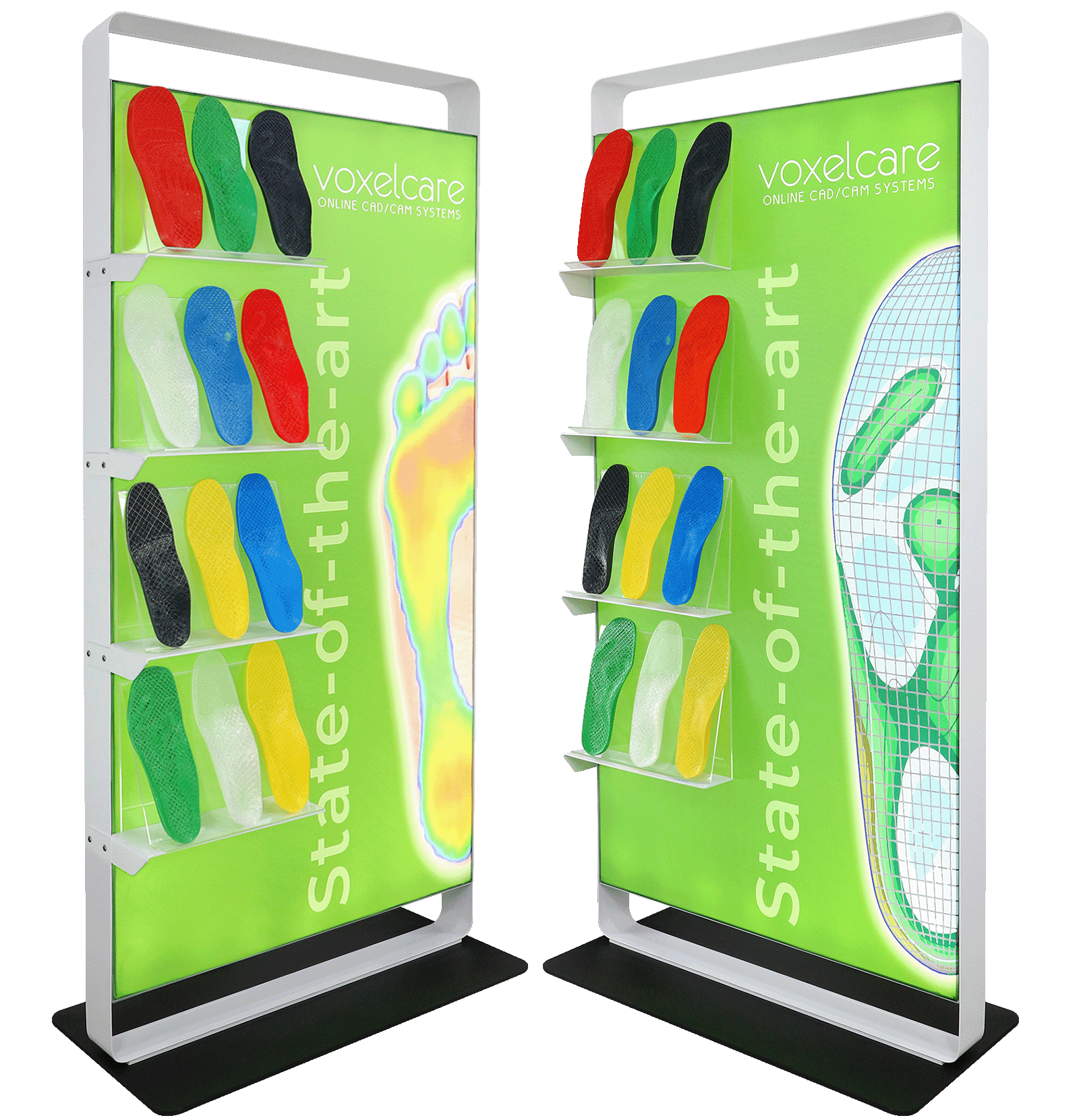 Voxelcare - Light Banner Presentation Unit | In-Store Units