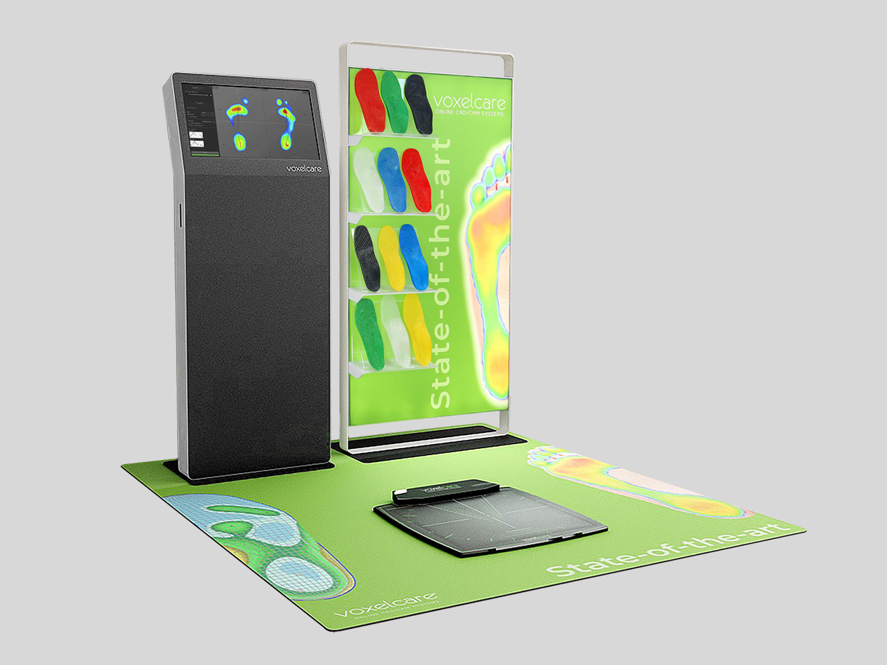 Voxelcare - Light Banner Presentation Unit | In-Store Units