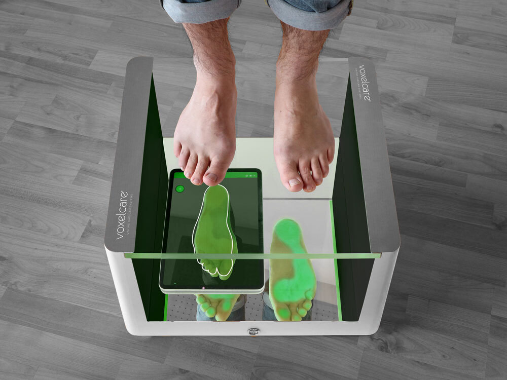 Voxelcare - Podoscope for Foot Scanning with VoxelScan iOS App