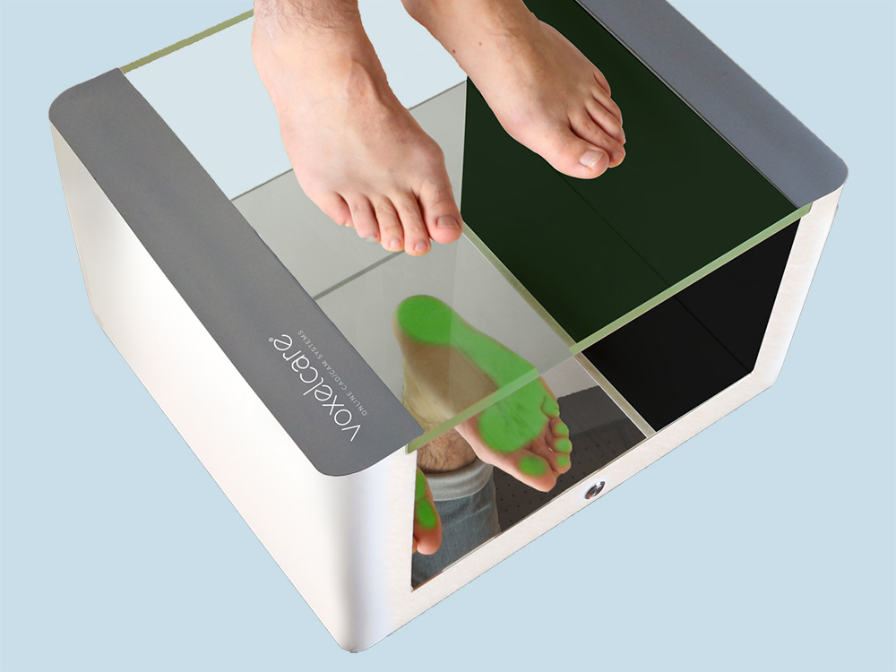 Voxelcare - Podoscope for Foot Scanning with VoxelScan iOS App