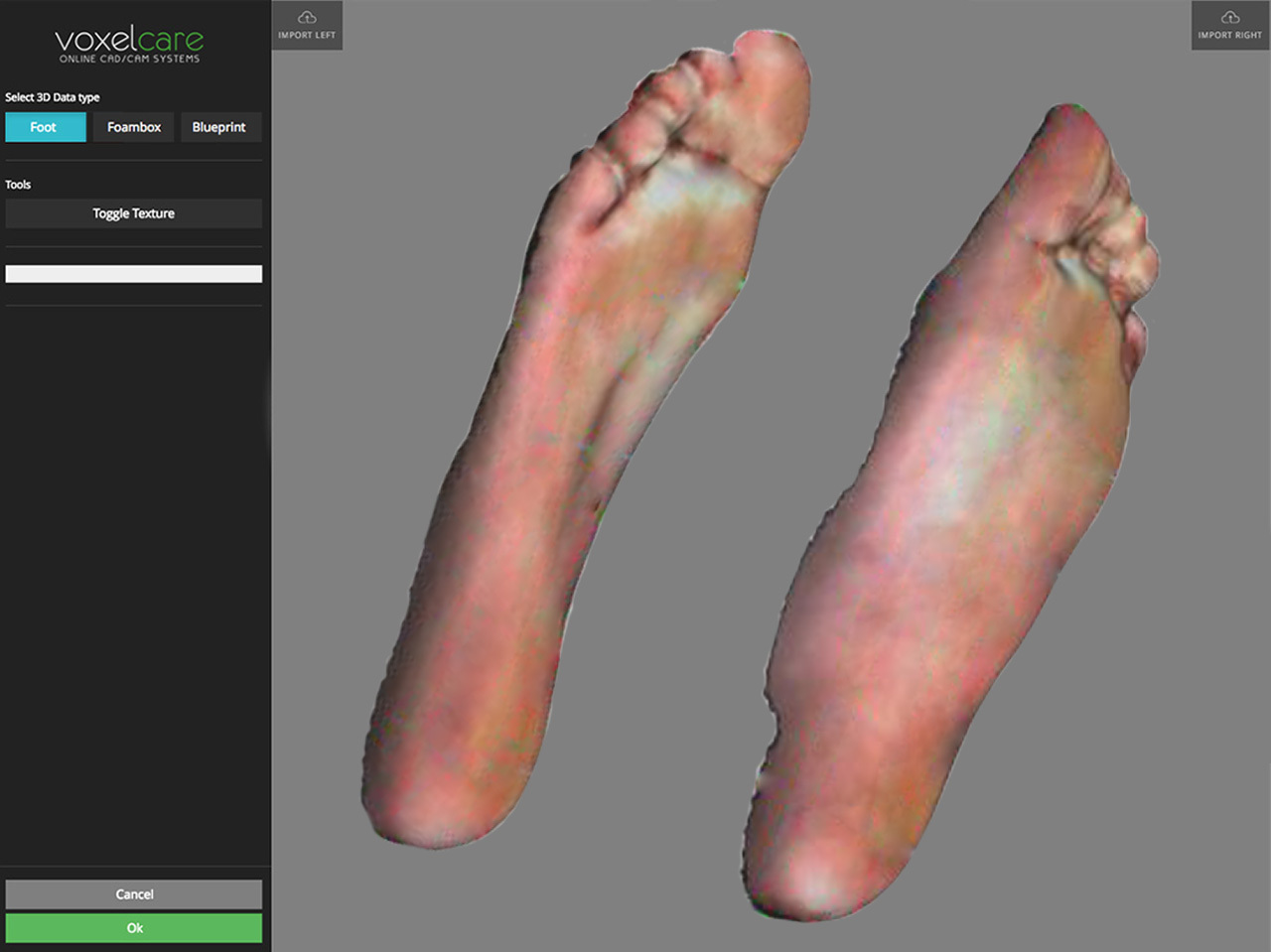 Voxelcare 3D Laser Plantar Foot Scanner Max - Instant results